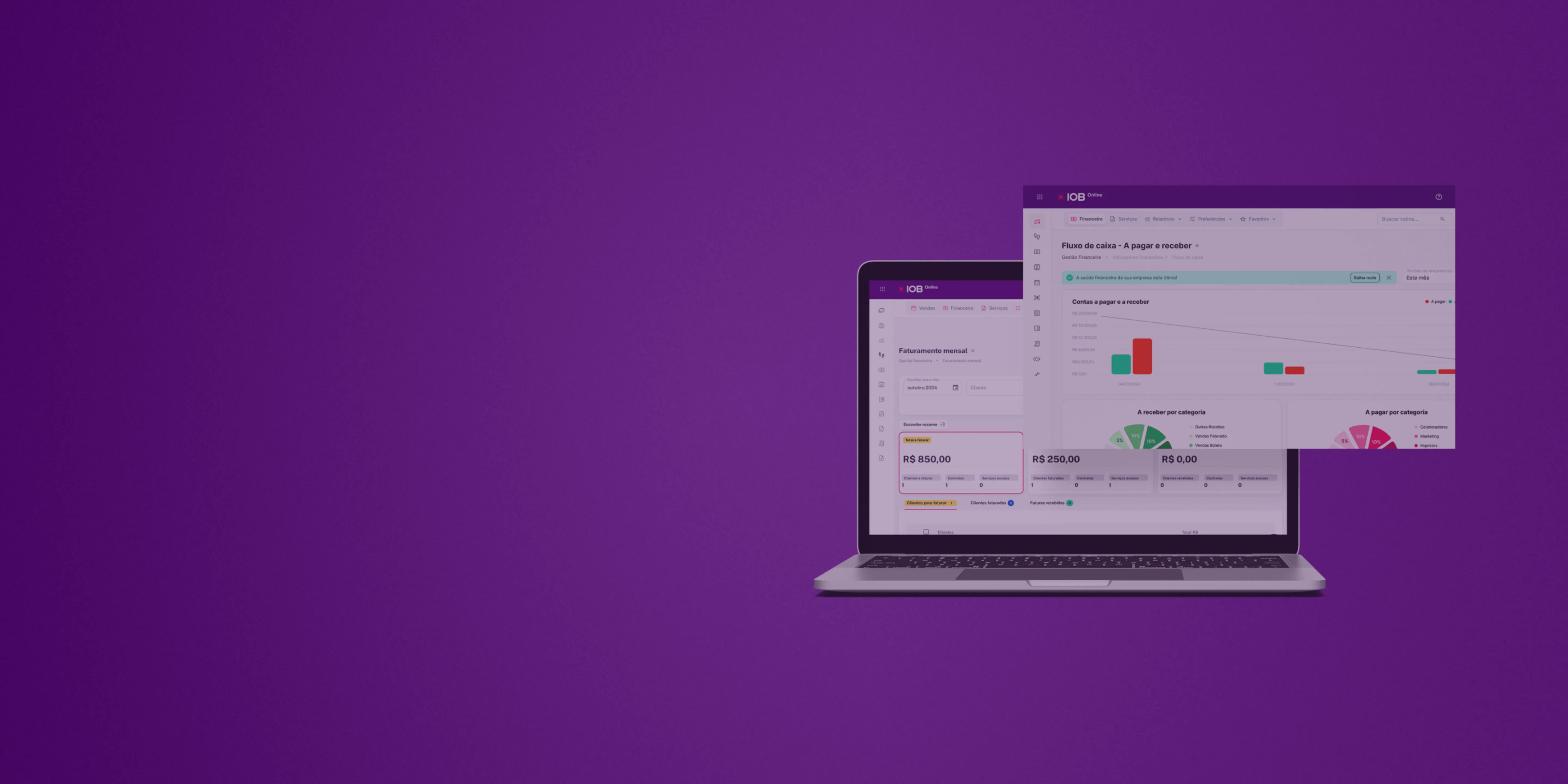 Sistema de gestão financeira: online, descomplicado e rápido!